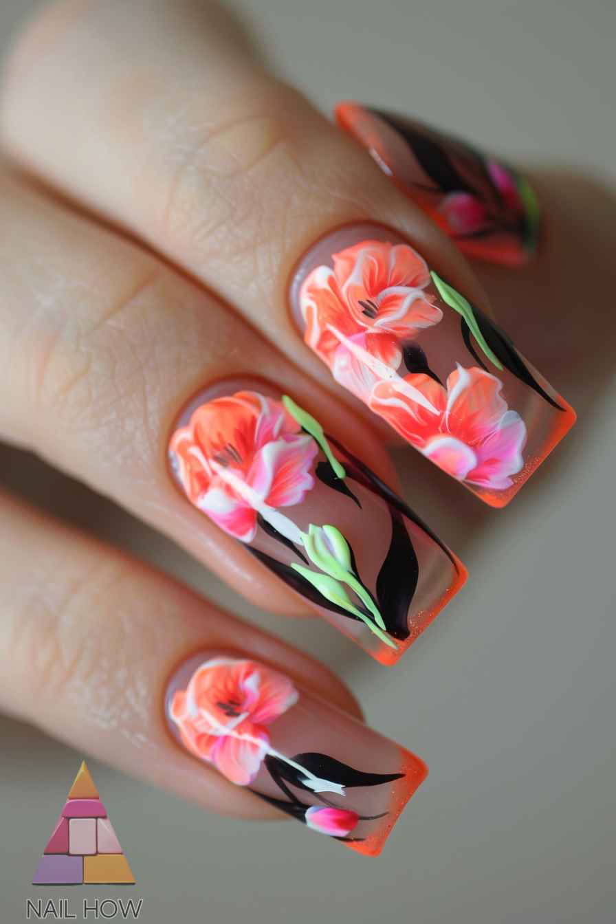 Floral Nail Designs: A Blossoming Trend for All Seasons - nailhow