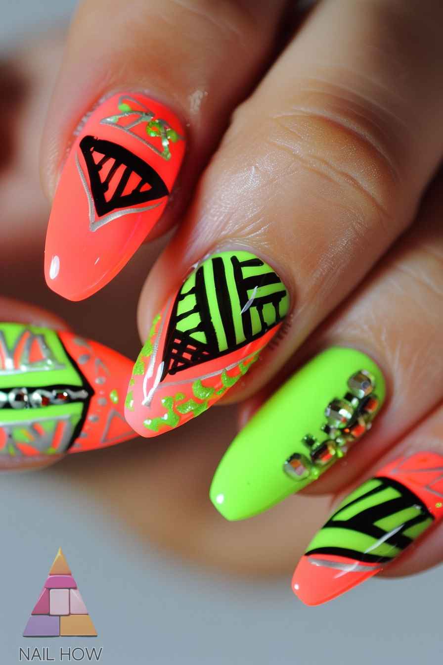 Glow Up Your Nails: The Ultimate Guide to Neon Nail Designs - nailhow