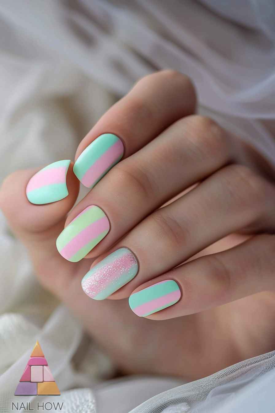 Simple Summer Nail Designs - nailhow