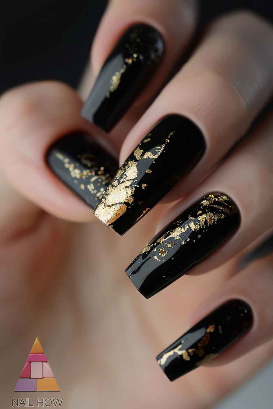 Bold and Beautiful Black Acrylic Nails to Enhance Your Style - nailhow