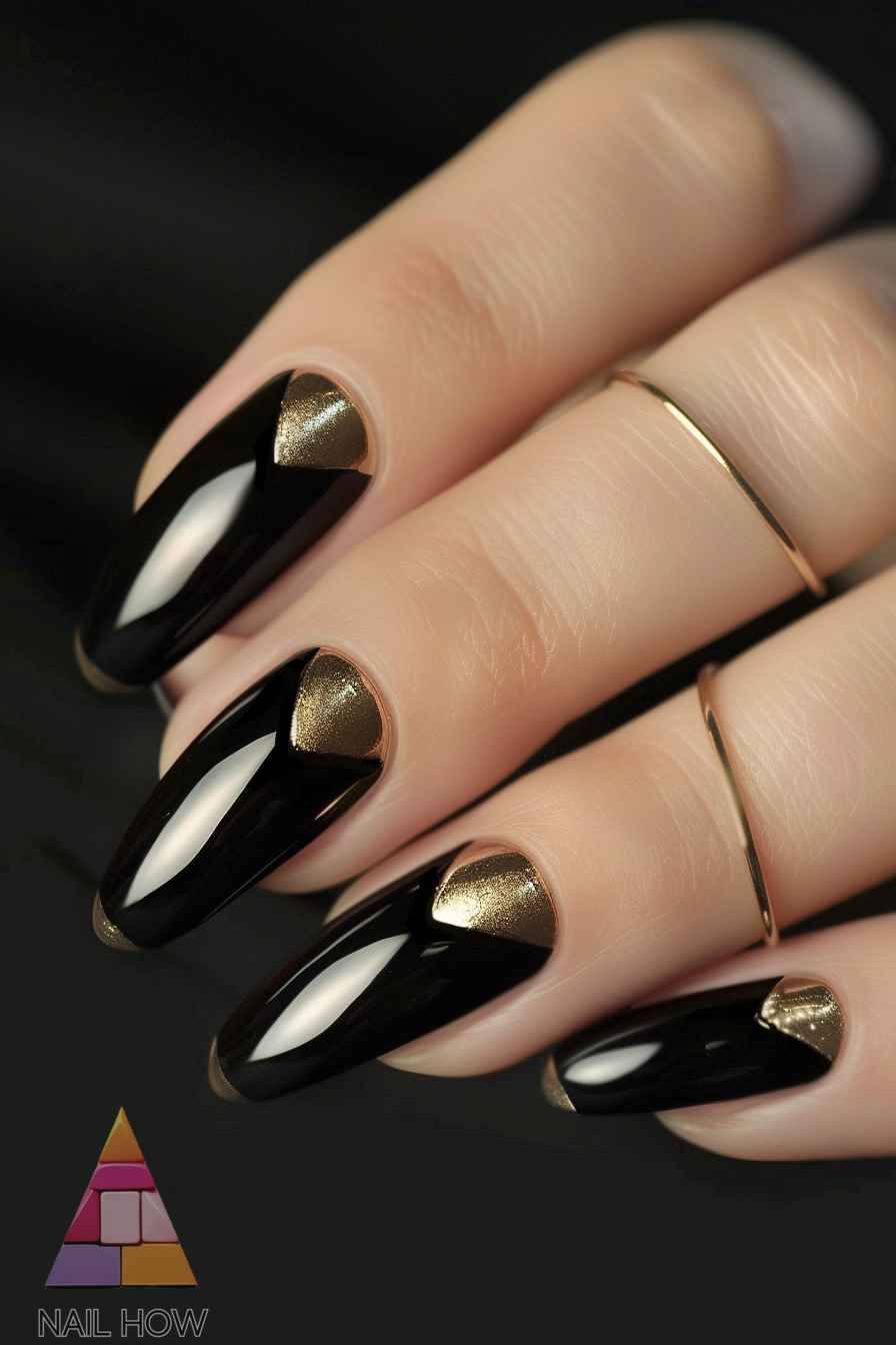 Bold and Beautiful Black Acrylic Nails to Enhance Your Style - nailhow