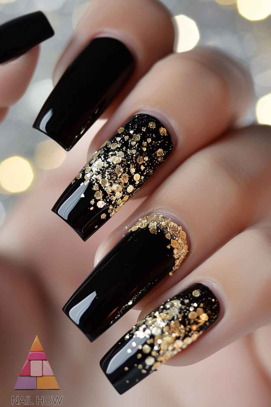 Bold and Beautiful Black Acrylic Nails to Enhance Your Style - nailhow