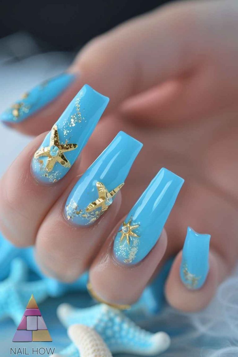 Stunning Blue Acrylic Nails to Inspire Your Next Manicure - nailhow
