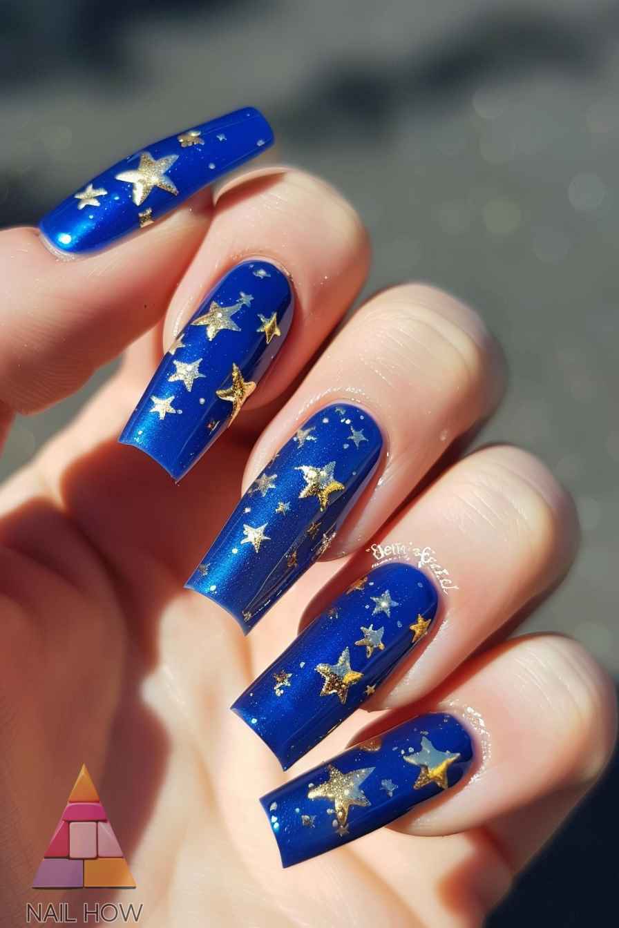 Stunning Blue Acrylic Nails to Inspire Your Next Manicure - nailhow