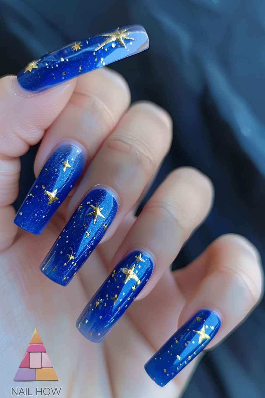 Stunning Blue Acrylic Nails to Inspire Your Next Manicure - nailhow