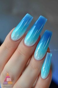 Stunning Blue Acrylic Nails to Inspire Your Next Manicure - nailhow