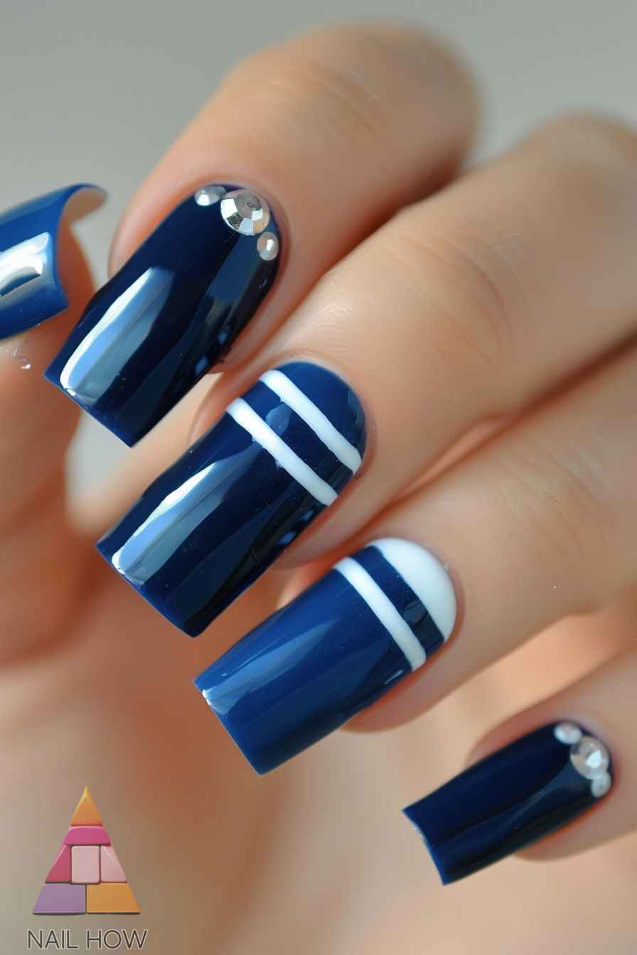 Stunning Blue Acrylic Nails to Inspire Your Next Manicure - nailhow