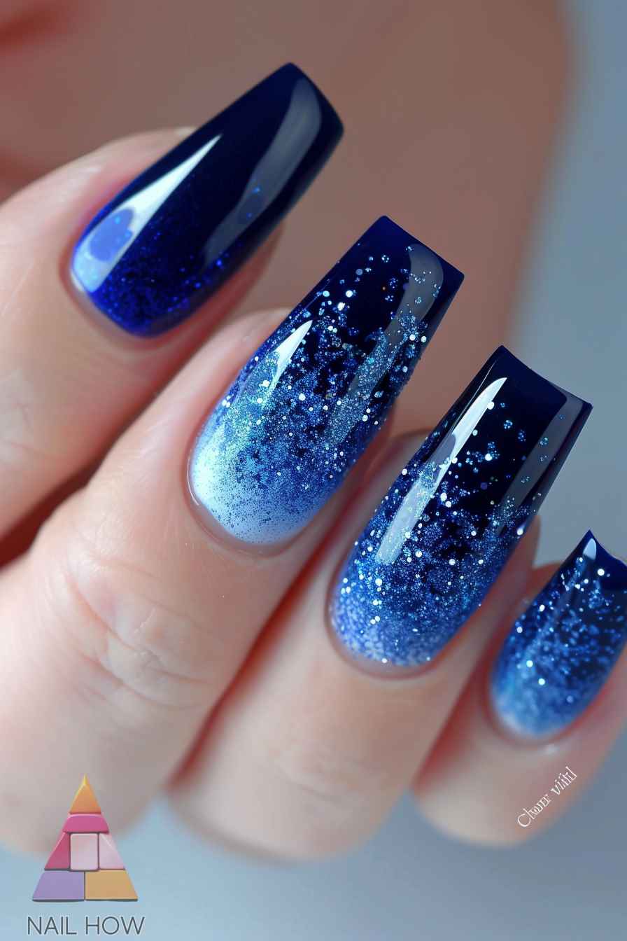 Stunning Blue Acrylic Nails to Inspire Your Next Manicure - nailhow