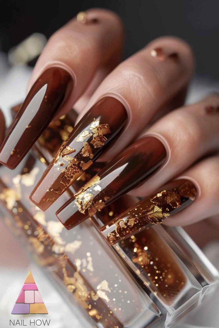 Beautiful Brown Acrylic Nails to Elevate Your Style - nailhow