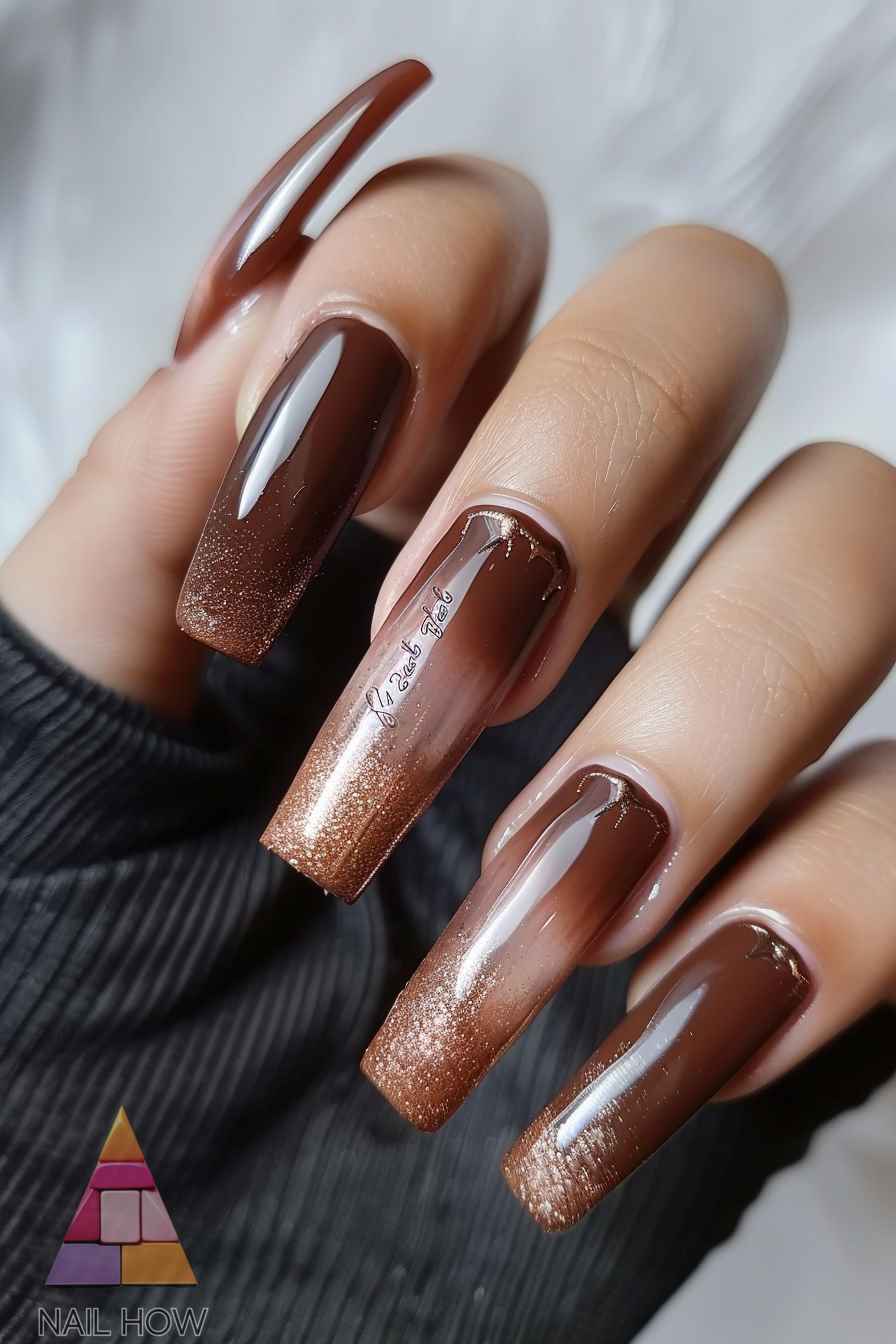 Beautiful Brown Acrylic Nails to Elevate Your Style - nailhow