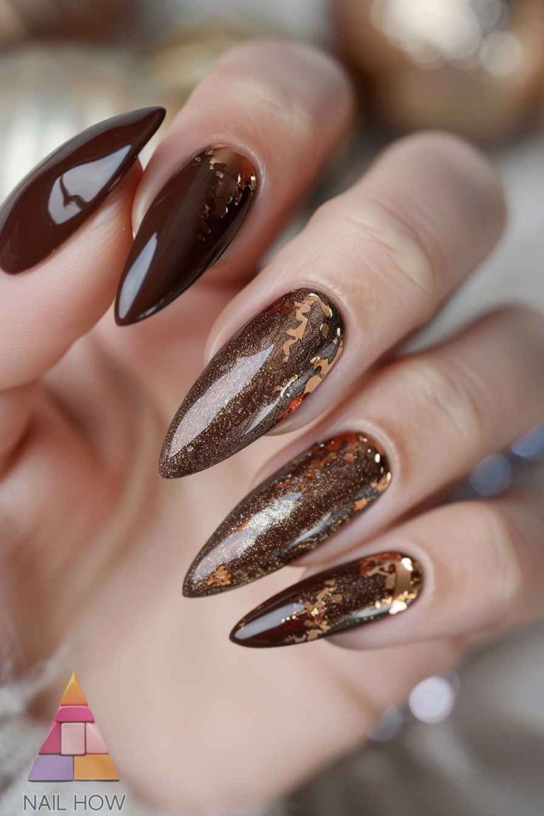 Beautiful Brown Acrylic Nails to Elevate Your Style - nailhow