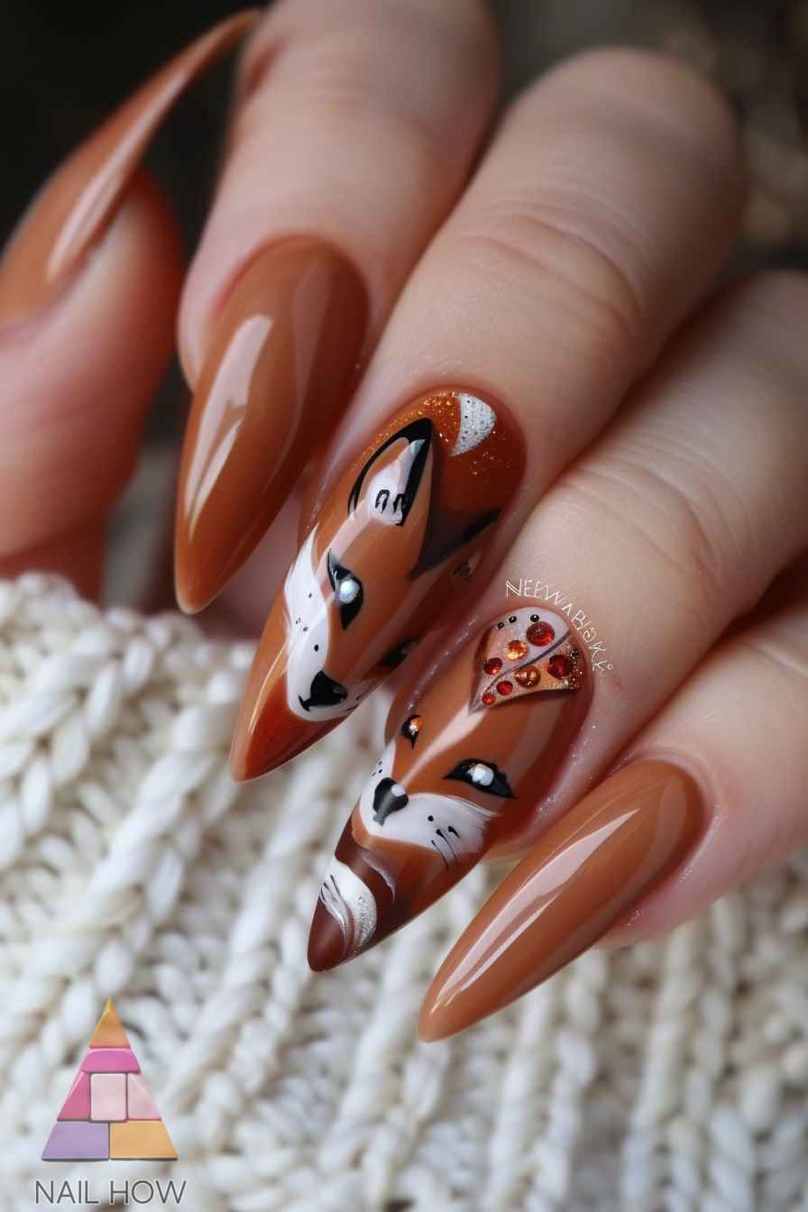 Cute Fall Acrylic Nail Designs to Adore This Season - nailhow