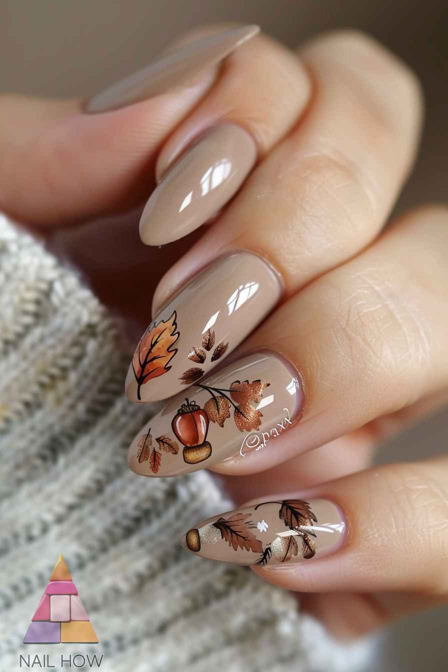 Cute Fall Acrylic Nail Designs to Adore This Season - nailhow