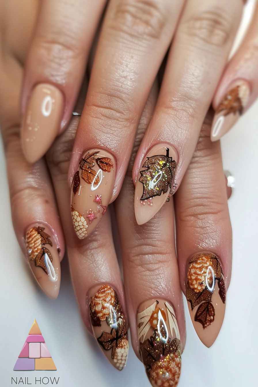 Cute Fall Acrylic Nail Designs to Adore This Season - nailhow