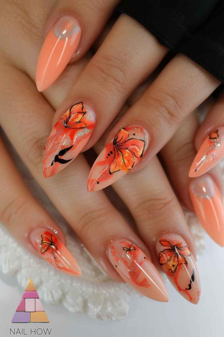 Cute Fall Acrylic Nail Designs to Adore This Season - nailhow