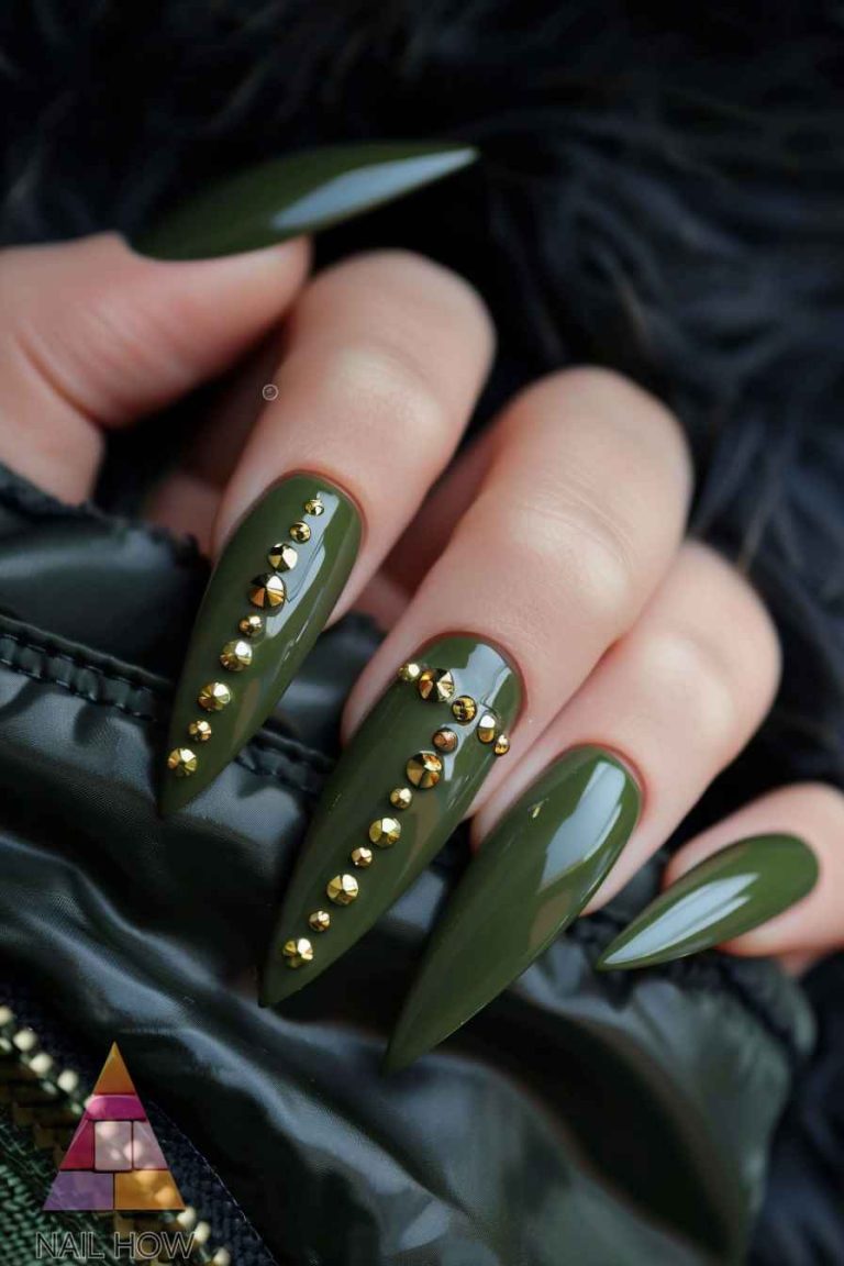 Gorgeous Green Acrylic Nails to Refresh Your Style - nailhow