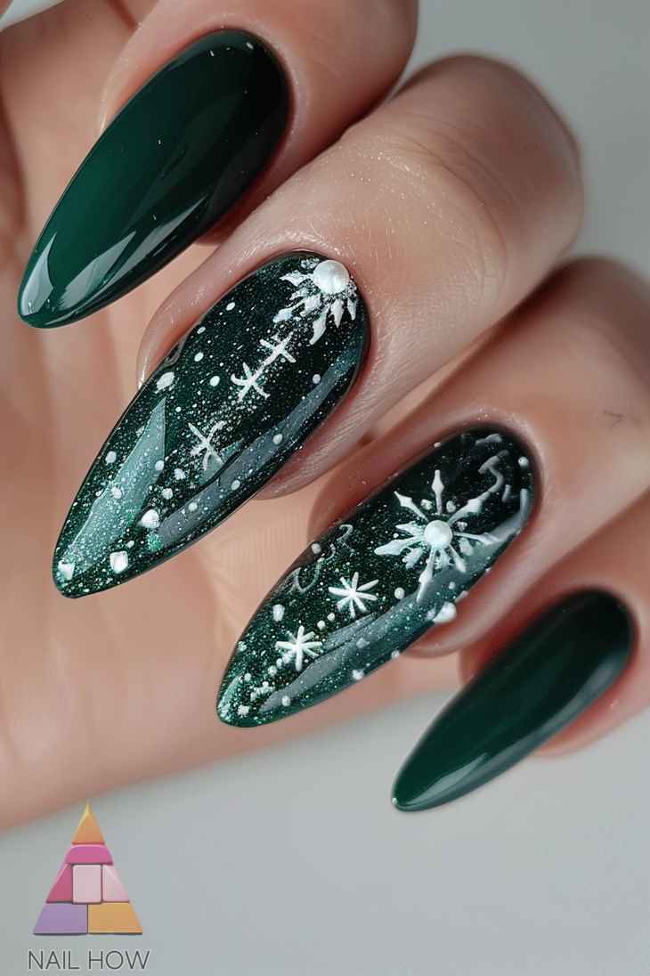 Gorgeous Green Acrylic Nails to Refresh Your Style - nailhow