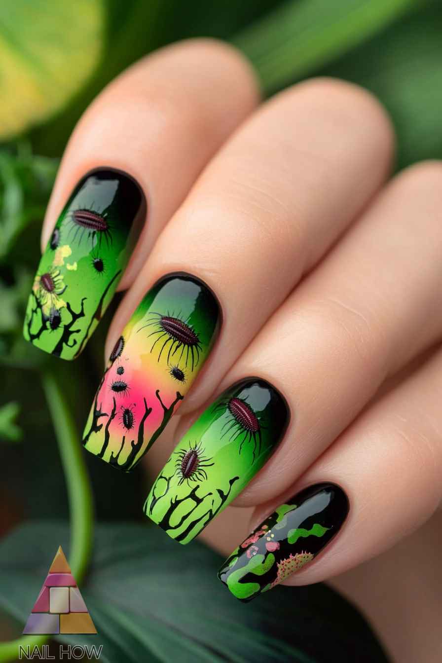 Green Halloween Nails: A Spooky-Chic Guide for Fashionistas - nailhow