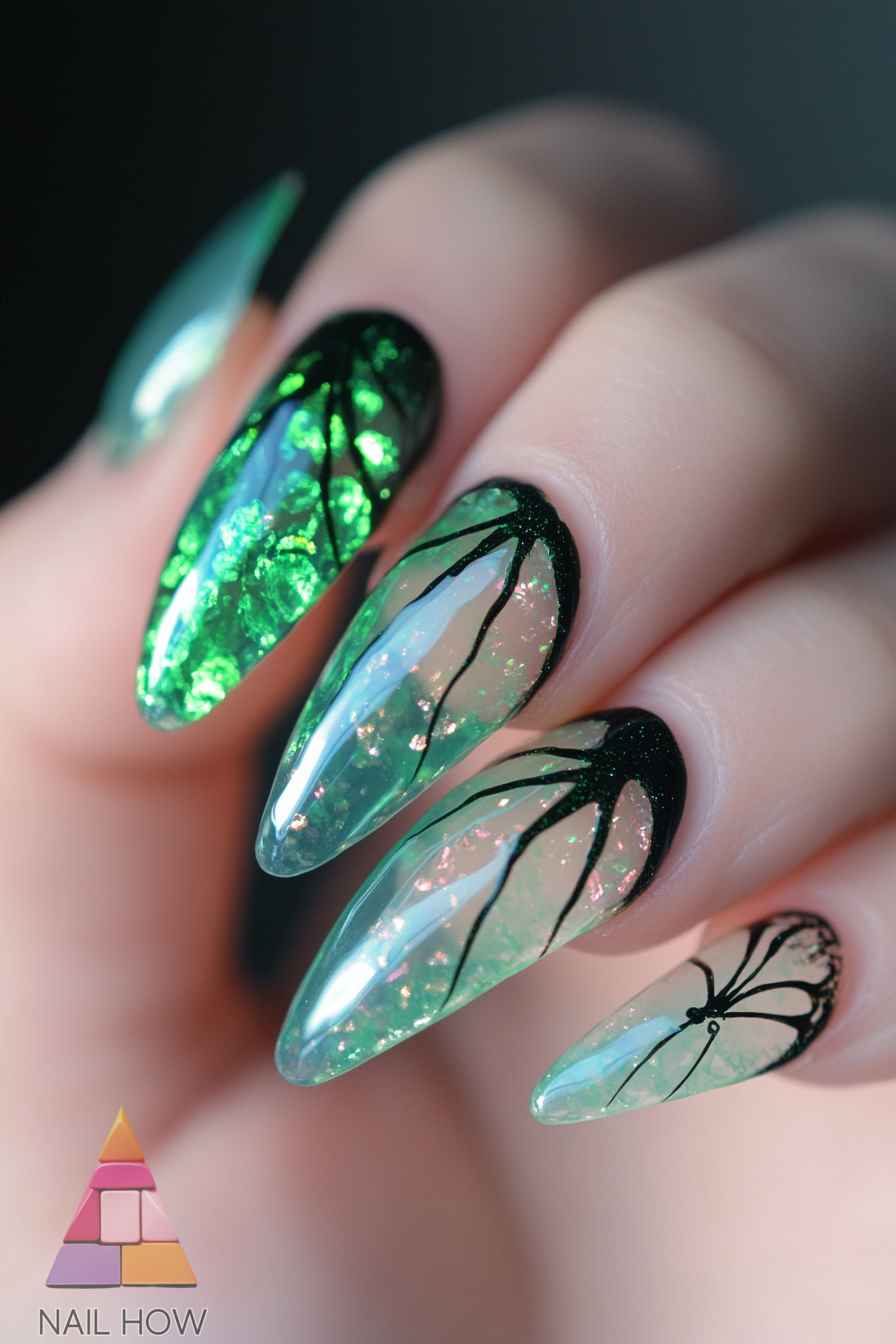 Green Halloween Nails: A Spooky-Chic Guide for Fashionistas - nailhow