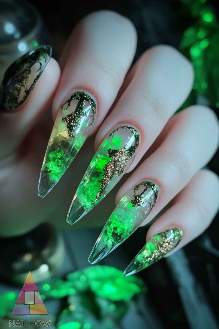 Green Halloween Nails: A Spooky-Chic Guide for Fashionistas - nailhow