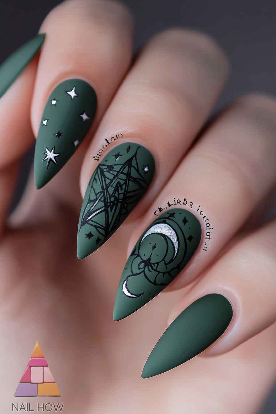 Green Halloween Nails: A Spooky-Chic Guide for Fashionistas - nailhow