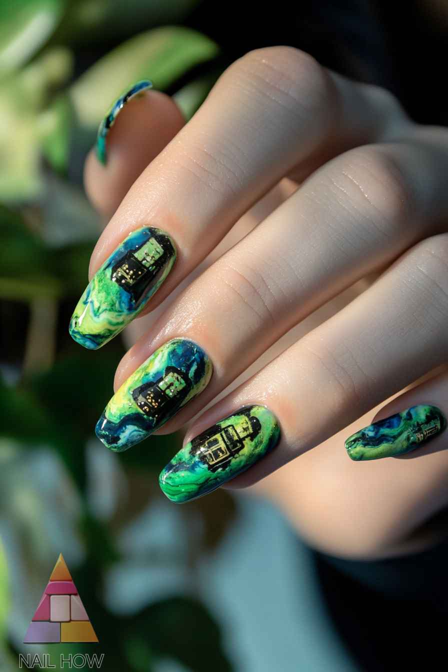 Green Halloween Nails: A Spooky-Chic Guide for Fashionistas - nailhow