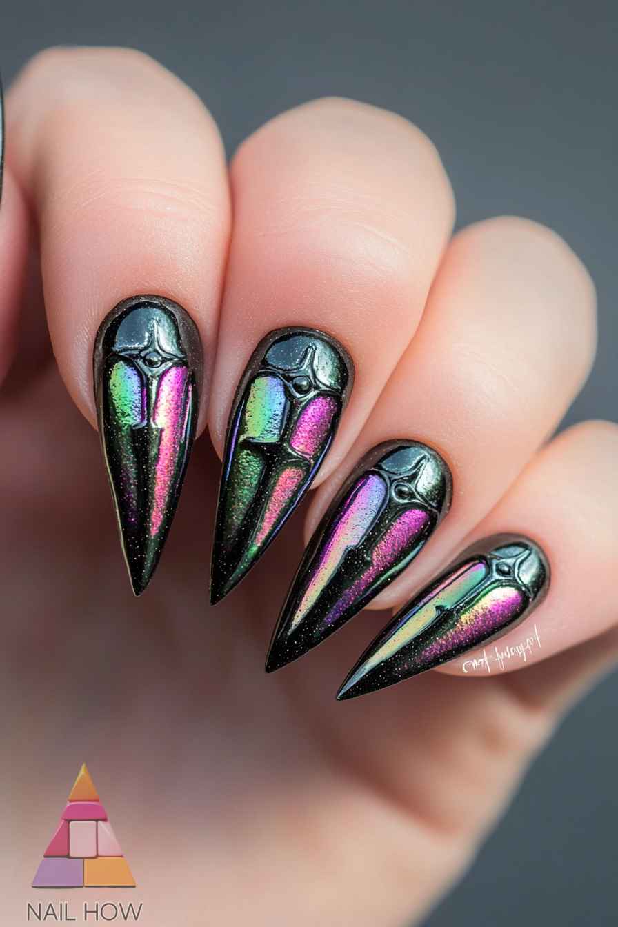 Welcome to the World of Spooky Halloween Nails! - nailhow