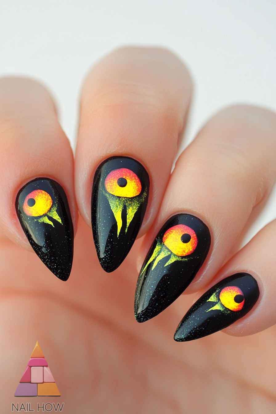 Welcome to the World of Spooky Halloween Nails! - nailhow